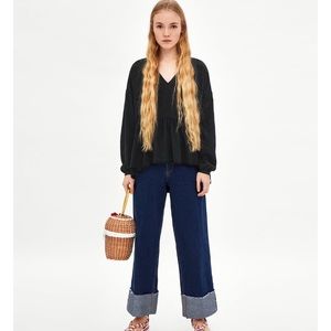 Zara | Tops | Zara Ruffle Top | Poshmark